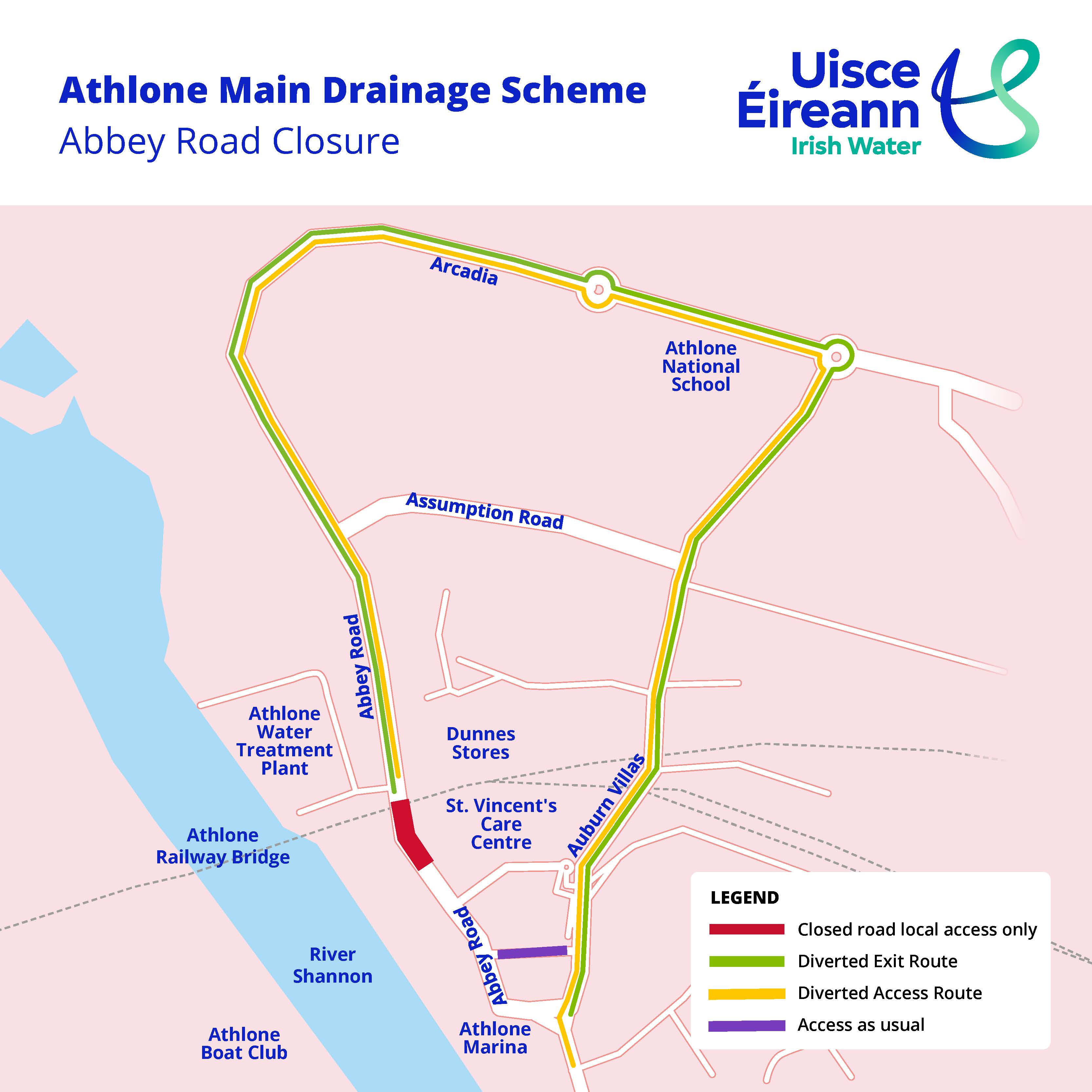 Athlone Main Drainage Scheme | Local Projects | Uisce Éireann