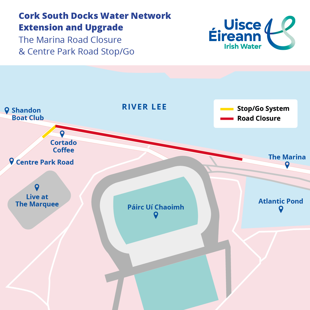 Marina Road Water Network Upgrade | Our Projects | Uisce Éireann